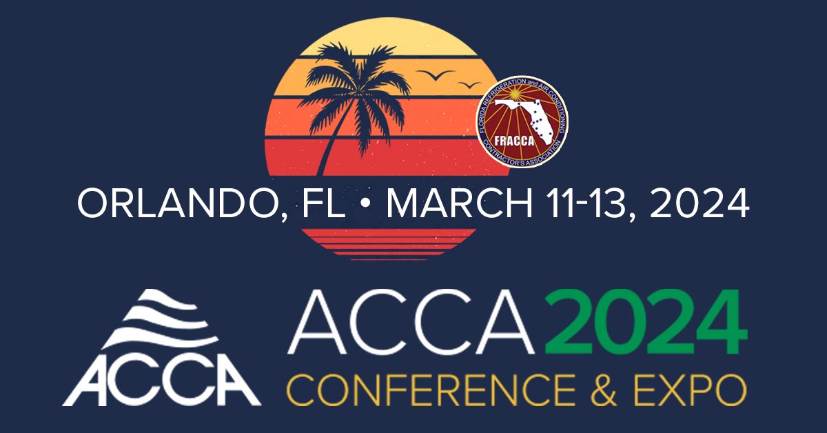 ACCA 2024 Conference & Expo for HVAC Contractors and Businesses